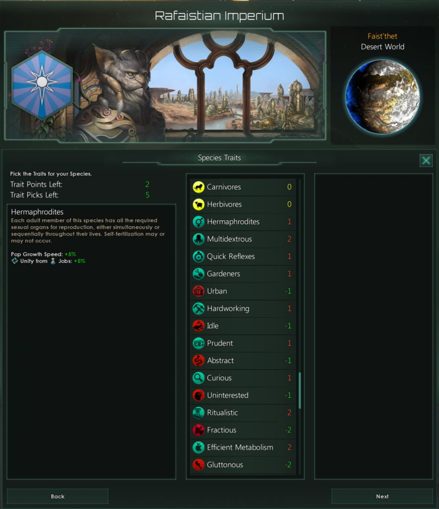 Magus’ Simple Traits Mod - Stellaris mod