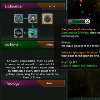 Plentiful Traditions ACOT Patch - Stellaris mod