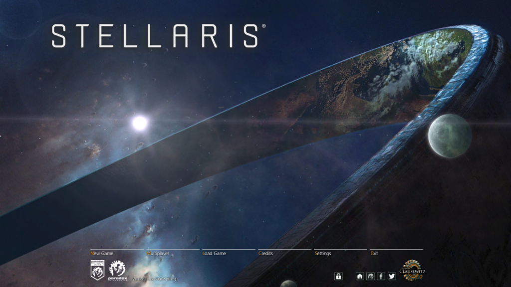 Main menu – Megastructure - Stellaris mod